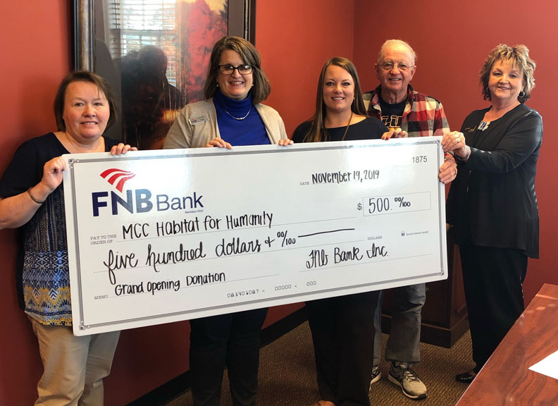 FNB Makes $3000 Donation to Six Charities in Murray-Calloway County ...
