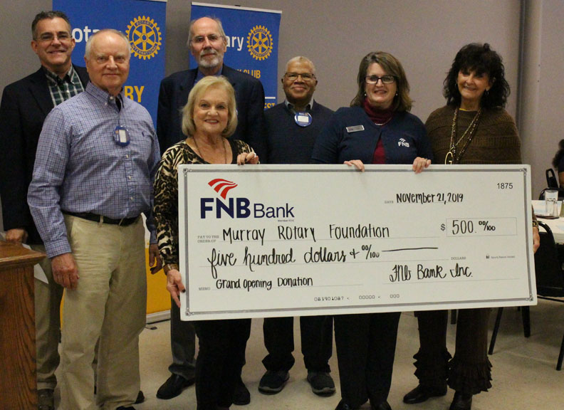 FNB Makes $3000 Donation to Six Charities in Murray-Calloway County ...