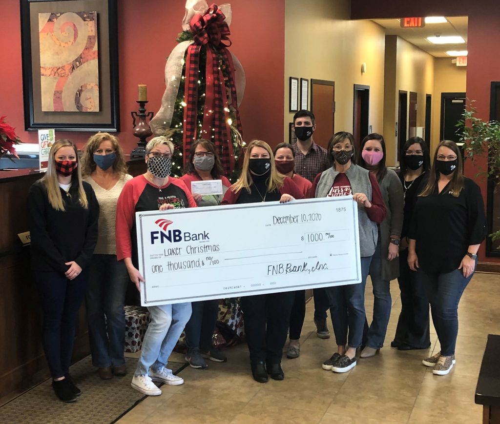 FNB Makes $2,000 Christmas Donation to Laker Christmas & Tiger ...