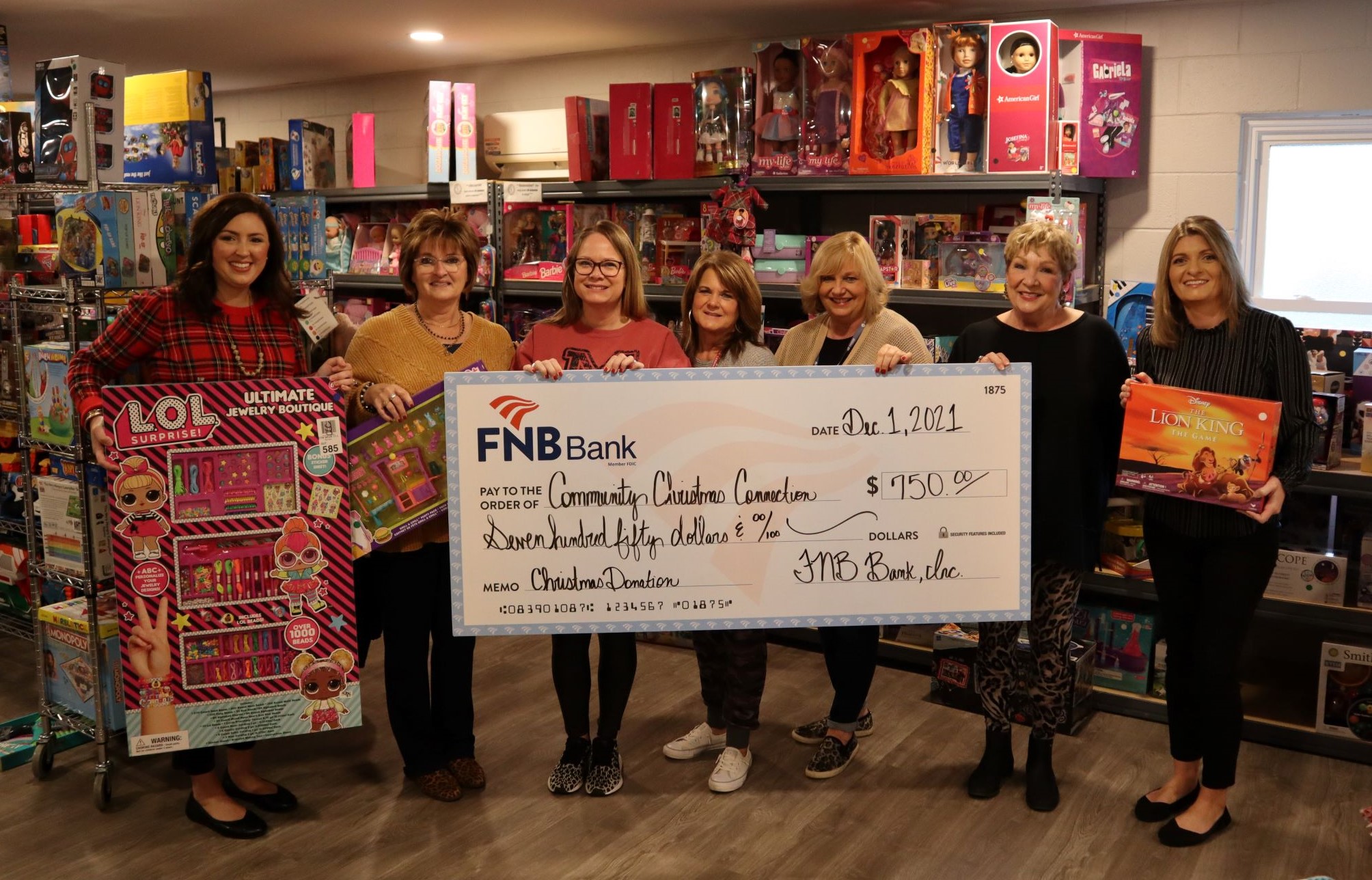 FNB Makes $1,500 Christmas Donation to Two Charities in Mayfield-Graves ...
