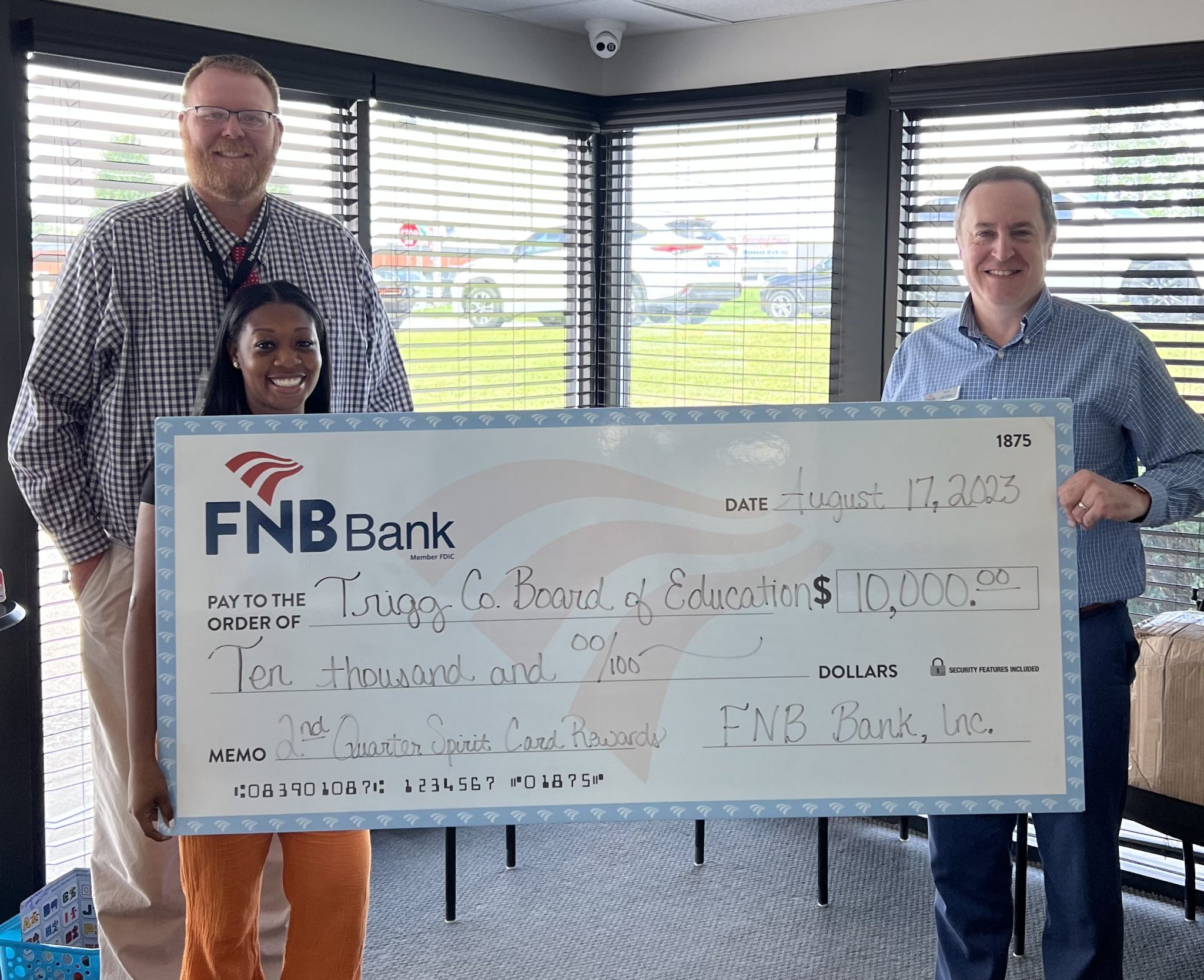 FNB Donates Over $22,000 Back to Local Schools Through Spirit Debit ...