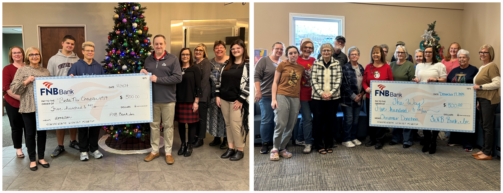 FNB Makes $1,000 Christmas Donation to Two Charities in Cadiz-Trigg ...