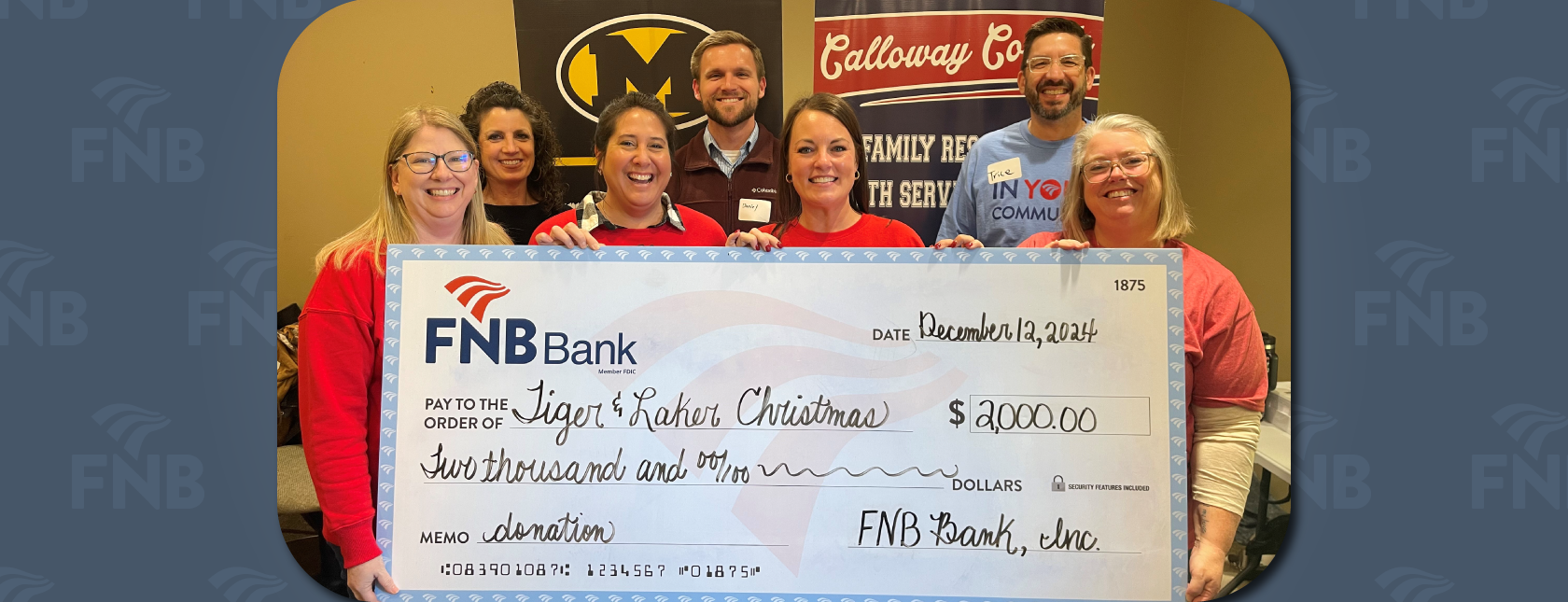 FNB Makes $2,000 Christmas Donation to Laker Christmas & Tiger ...